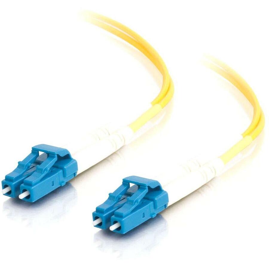 C2G 15m LC-LC 9/125 OS2 Duplex Single-Mode PVC Fiber Optic Cable - Yellow 37464 – Logics ...