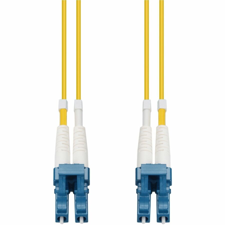 AddOn 3m Single-Mode fiber (SMF) Duplex LC/LC OS1 Yellow Patch Cable ...