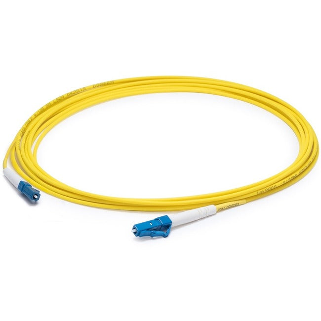 AddOn 5m Single-Mode fiber (SMF) Simplex LC/LC OS1 Yellow Patch Cable ...