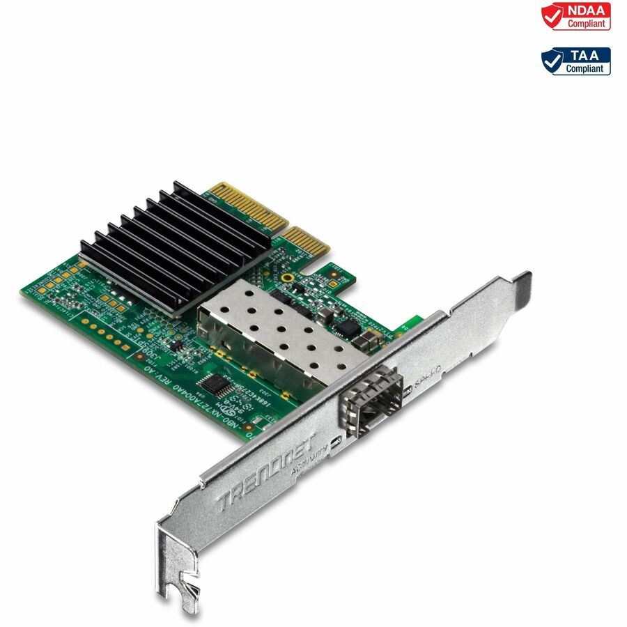 TRENDnet 10 Gigabit PCIe SFP+ Network Adapter, Convert A PCIe Slot Into ...
