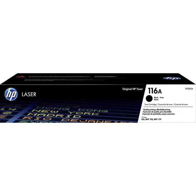 HP 116A (W2060A) Original Laser Toner Cartridge - Black - 1 Each W2060A ...