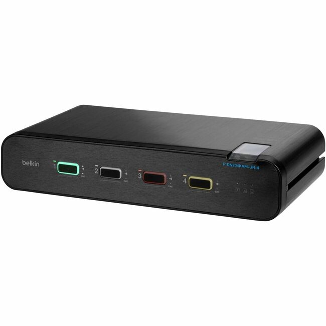 Belkin Universal 2nd Gen Secure KVM Switch, 4-Port Dual Head w/ CAC ...