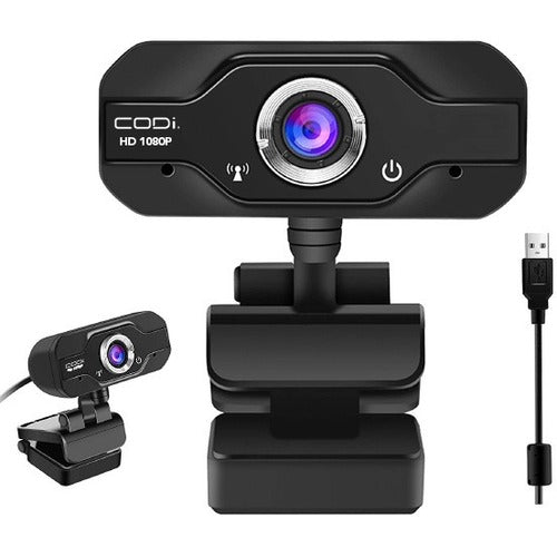CODi Aquila Webcam - 2 Megapixel - 30 fps - Black - USB 2.0 A05024 ...