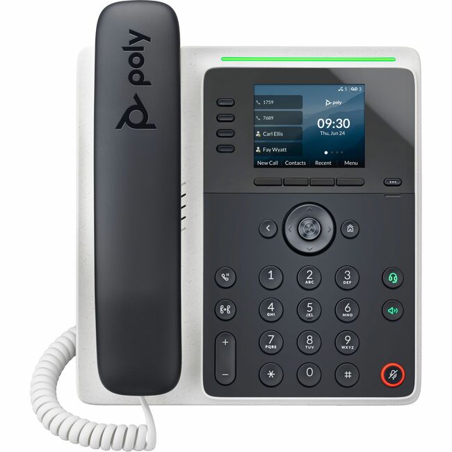 Poly Edge E220 IP Phone - Corded - Corded/Cordless - Bluetooth ...