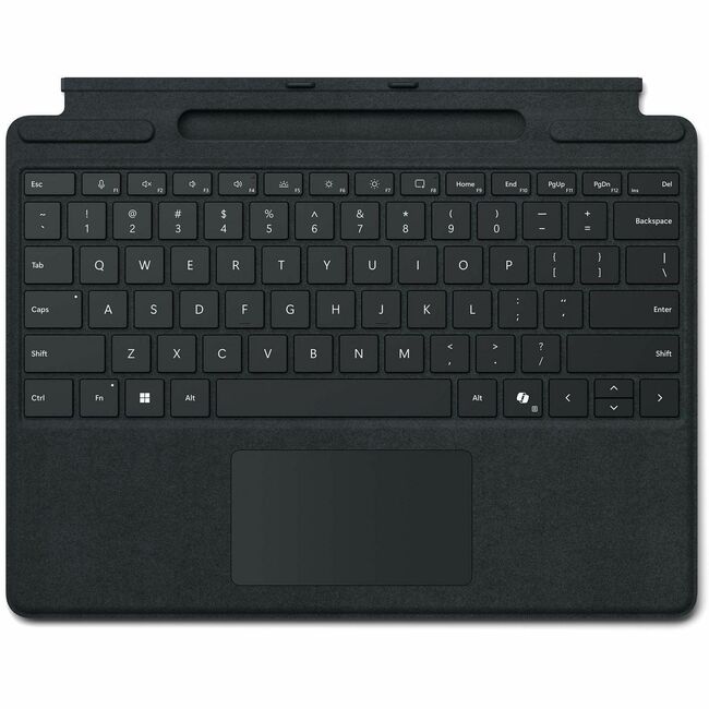 Microsoft Keyboard/Cover Case Microsoft Surface Pro Tablet - Black 8XB ...