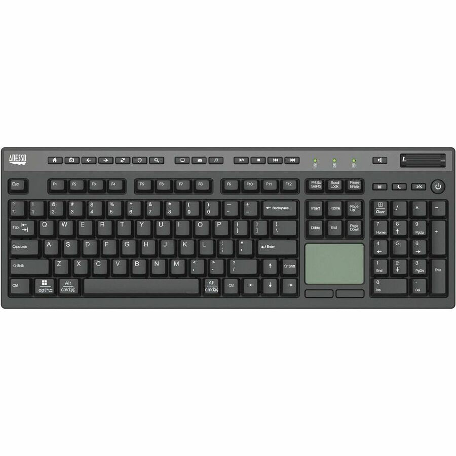 Adesso Multi-Channel Touchpad Keyboard for Windows/Mac/Android OS AKB ...