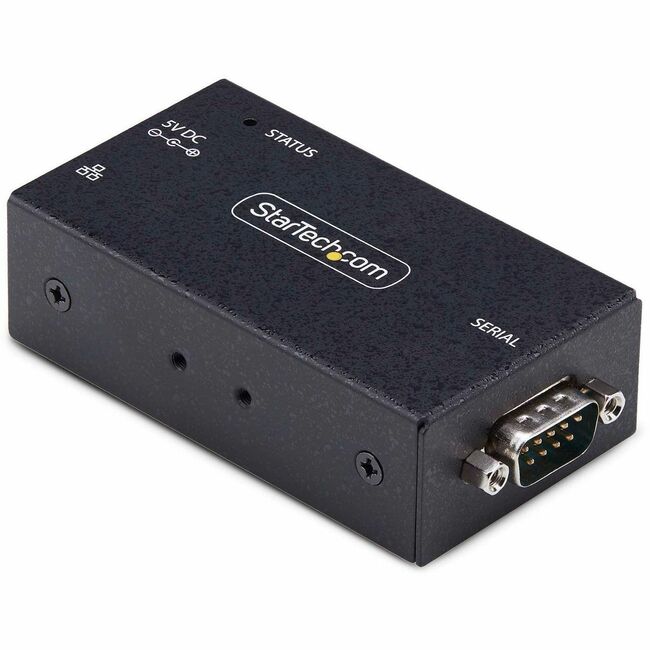 STARTECH 1-PORT SERIAL TO ETHERNET ADAPTER, IP SERIAL DEVICE SERVER FOR ...