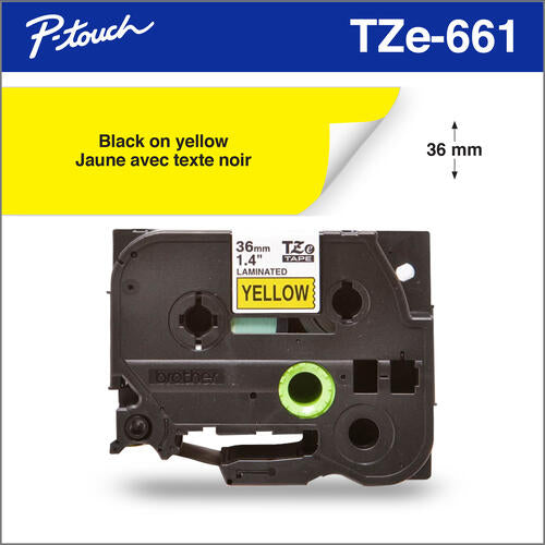 Brother P-Touch TZe Laminated Tape TZE-661 – Logics Technology ...