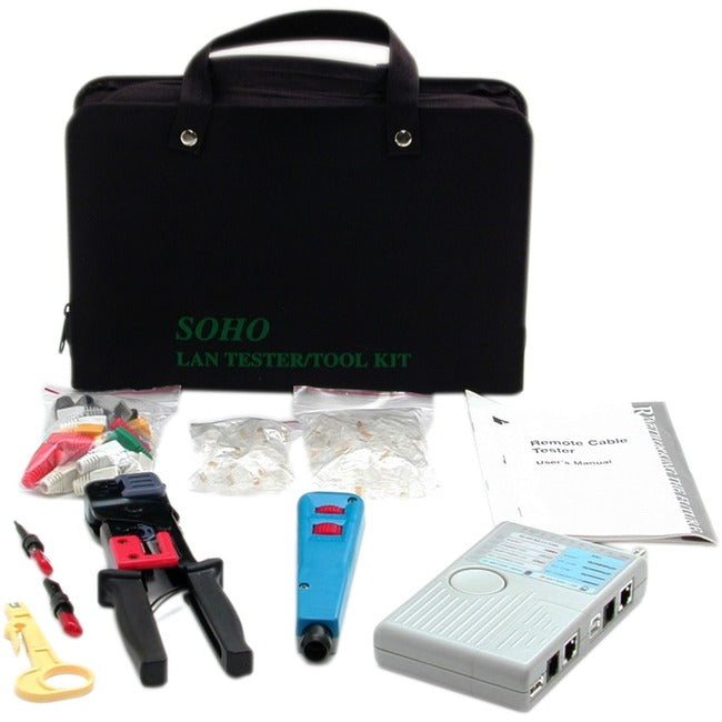 StarTech.com Professional RJ45 Network Installer Tool Kit with Carrying ...
