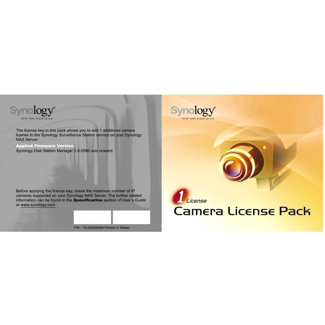 Synology IP Camera License Pack For 1 CLP1 – Logics Technology ...