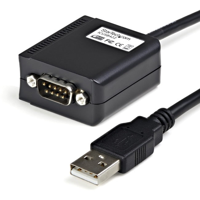 StarTech.com 6ft RS422/485 USB Serial Adapter w/ COM Retention ICUSB422 ...