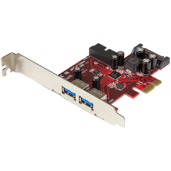 StarTech.com 4 Port PCI Express USB 3.0 Card - 5Gbps - 2 External & 2 ...