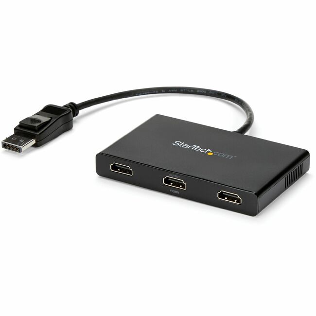 StarTech.com 3-Port Multi Monitor Adapter, DisplayPort to 3x HDMI MST ...