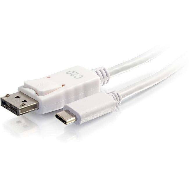 C2G 12ft USB C to DisplayPort 4K Cable White 26882 – Logics Technology ...