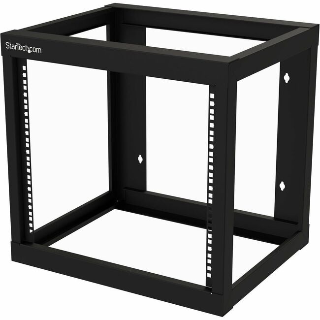 StarTech.com 2-Post 9U Heavy-Duty Wall-Mount Network Rack, 19" Open ...