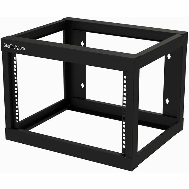 StarTech.com 2-Post 6U Heavy-Duty Wall-Mount Network Rack, 19" Open ...