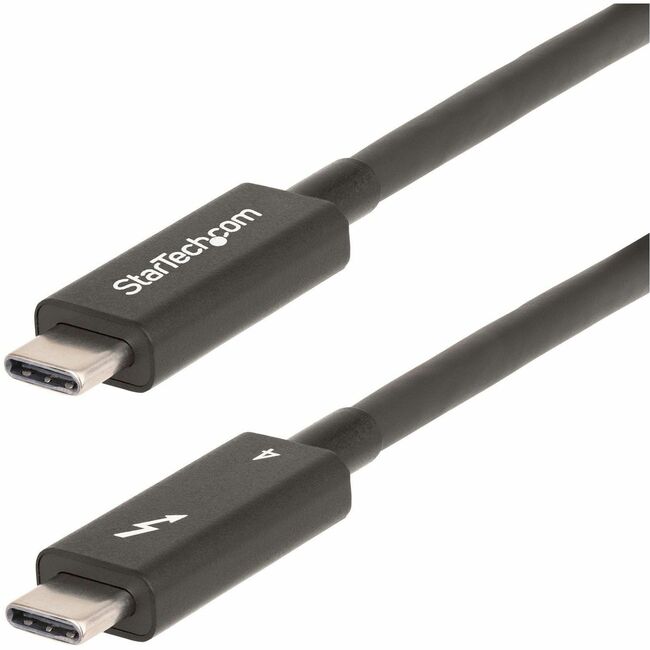 StarTech.com 6ft (2m) Active Thunderbolt 4 Cable, 40Gbps, 100W PD, 4K ...