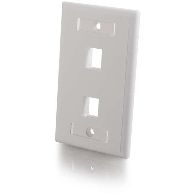C2G 2 Socket Keystone Network/Multimedia Faceplate 03411 – Logics ...